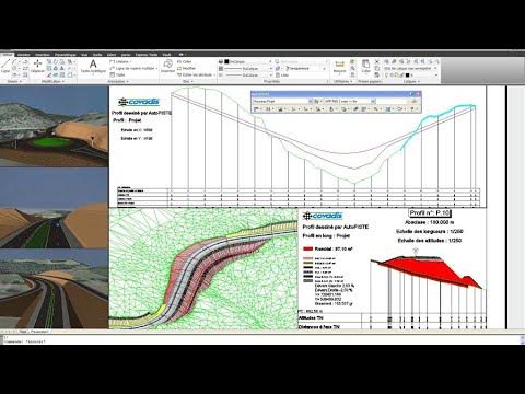 Projet de Route de A à Z sur Covadis Autopiste - YouTube