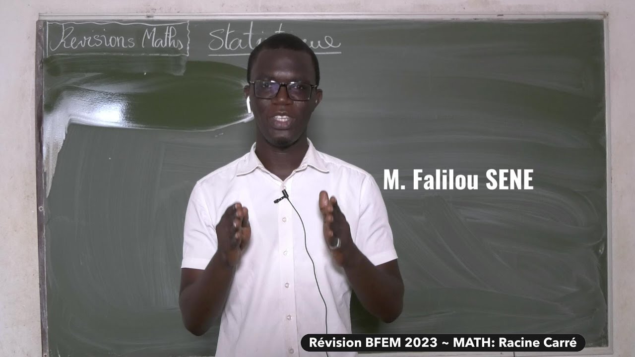 Révisions BFEM 2023 | Maths | Statistique | avec M Falilou SENE - YouTube