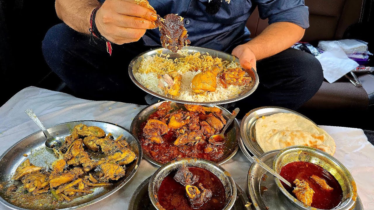 Mashu Ka Masala Chicken Aur Mutton Chawal | Mashu Da Dhaba Kathua Jammu ...