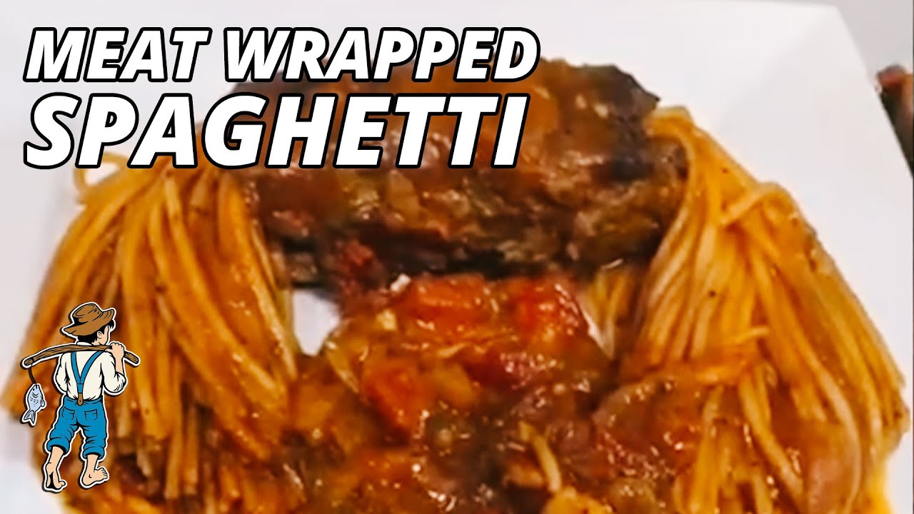 Meat wrapped spaghetti is legit - YouTube