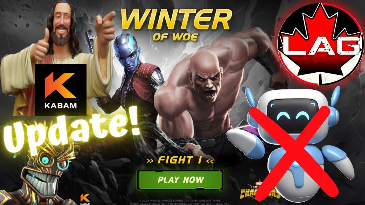 Official Update From Kabam!! Winter of Woe AbsorbingMan Boss! Changes ...