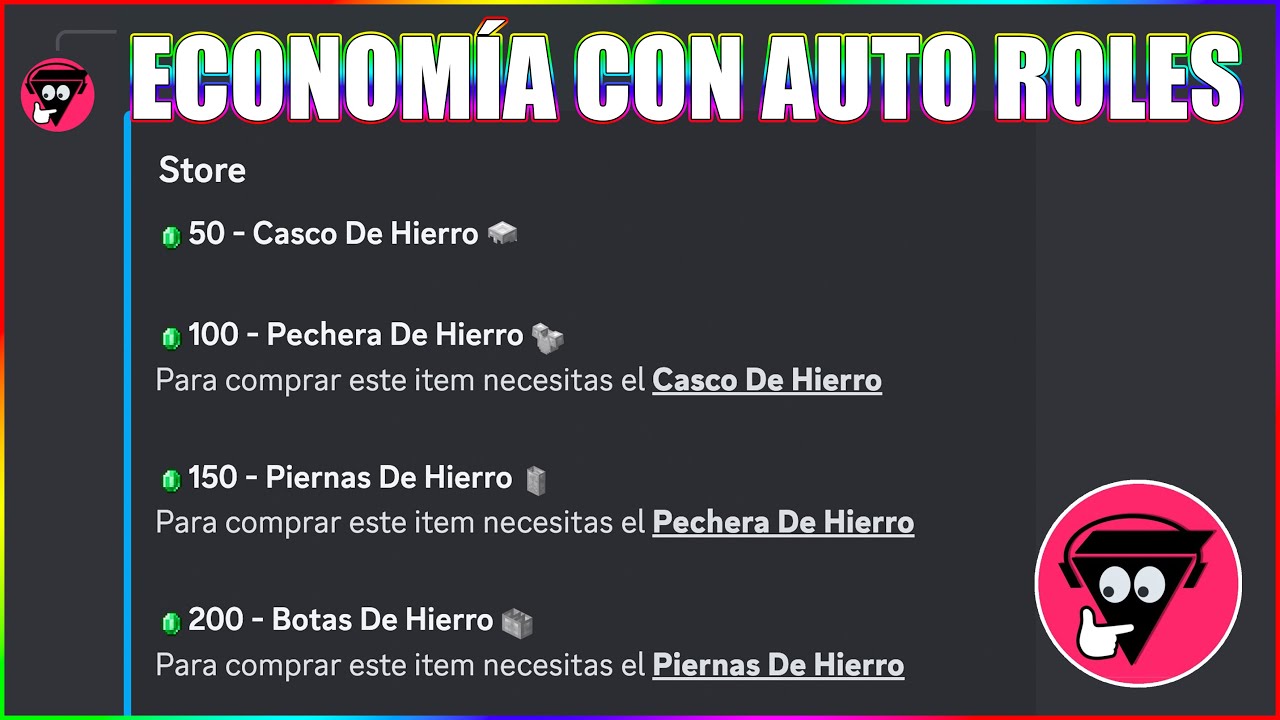 Unbelievaboat BOT DE ECONOMÍA CON AUTO ROLES 2024 - YouTube