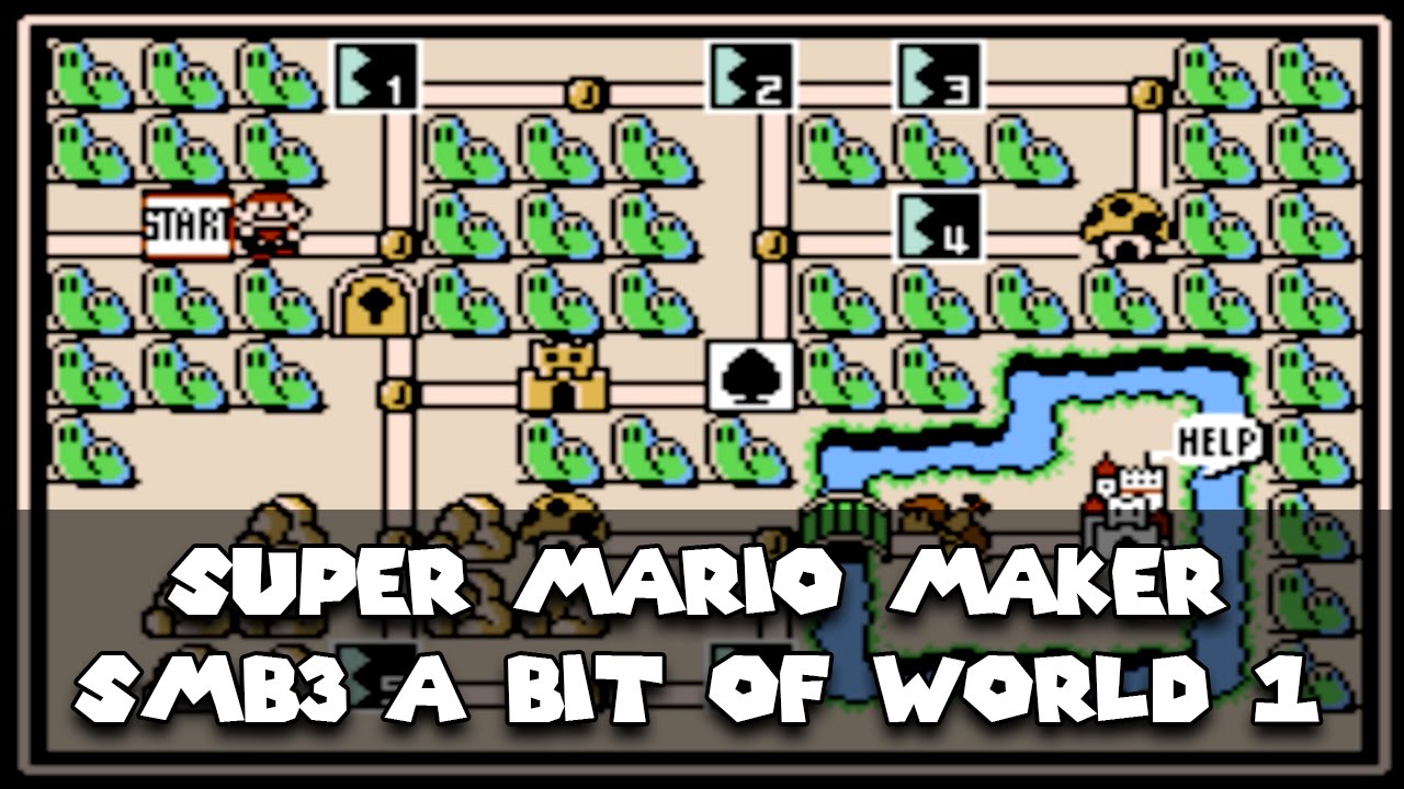 Super Mario Maker - SMB3 A Bit of World 1 - by Darby - YouTube