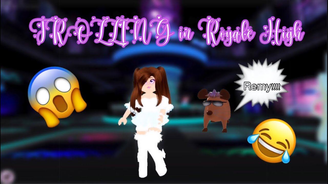 TROLLING in Royale High (Rat memes) - YouTube