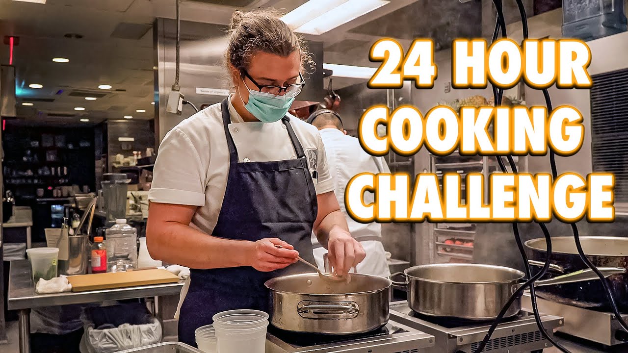 24 Hour Overnight Cooking Challenge in My Old Restaurant - YouTube
