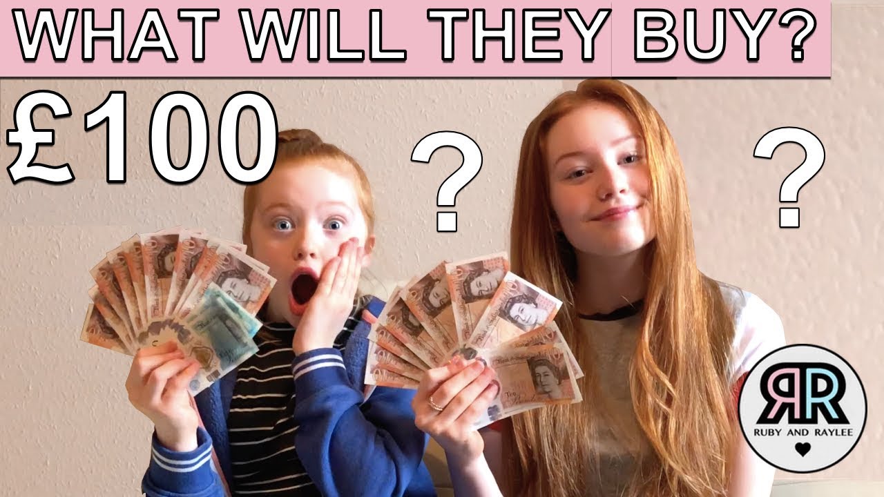 WHAT WILL THEY SPEND £100 ON? Girls £100 Shopping Challenge! What will ...