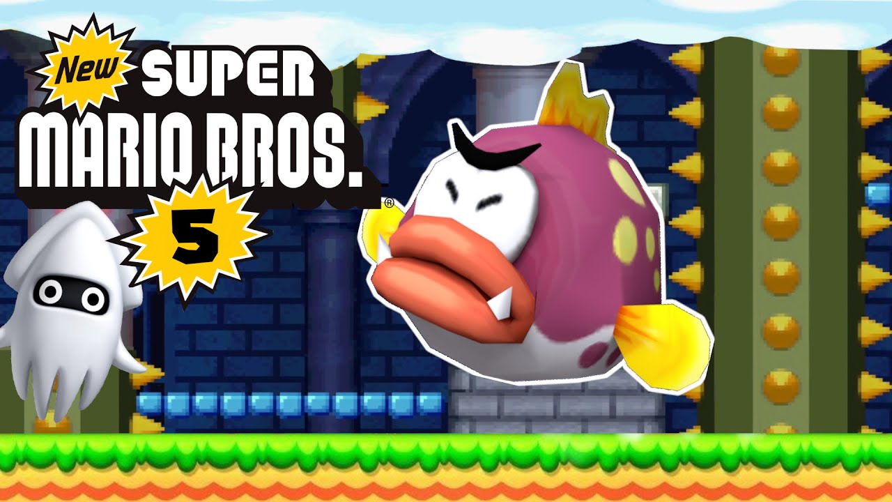 Cheepskipper auf sommerlicher See 🍄 New Super Mario Bros. Part 5 - YouTube