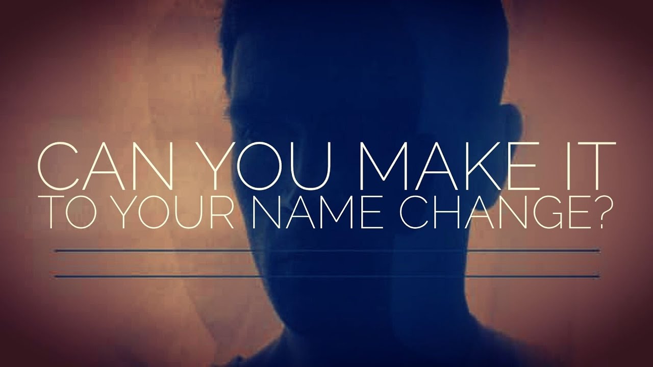 Can You Make It to Your Name Change? | Associate Pastor Dyron Adams ...