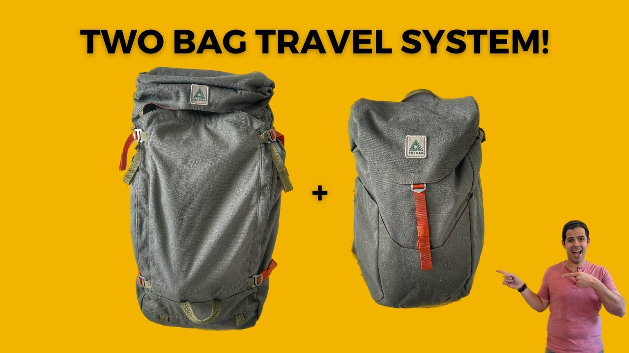 The ULTIMATE Two Bag Travel System? Salkan Backpacker Travel Set ...