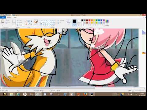 Recoloring Tails and Amy to Josh and Michayla as Younger Kids - YouTube