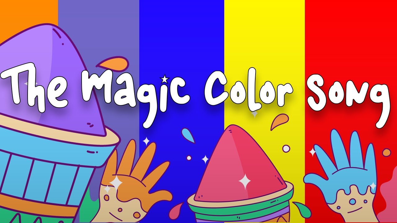 The Magic Color Song 🌈🎨| Learn Colors for Kids | Fun & Educational ...