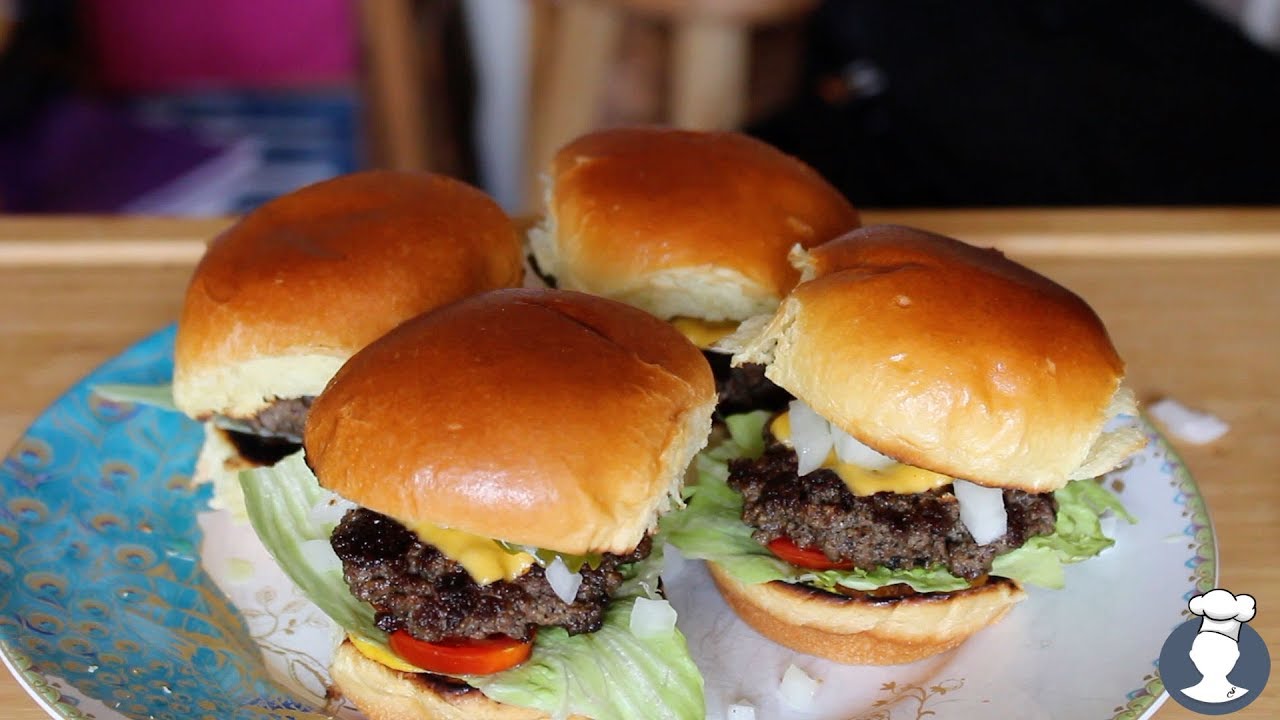 All American Cheese Burger Sliders Recipe - YouTube