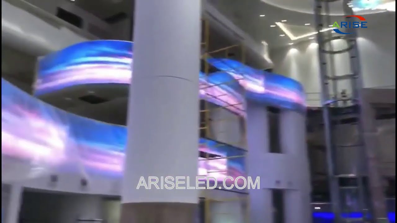 Indoor Curtain Soft Module Curved Flexible Led Display Screen For ...