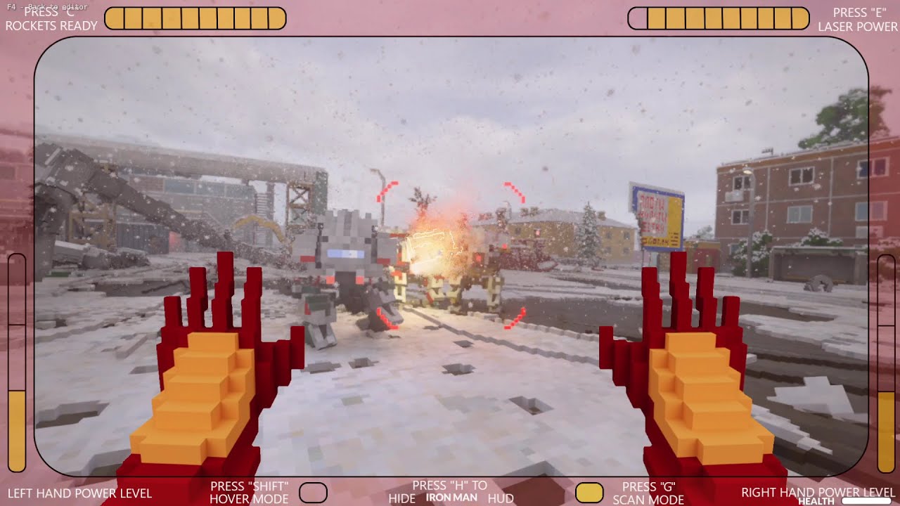 Using This Insane New Iron-Man Mod To Fight A Bunch Of Robots ...