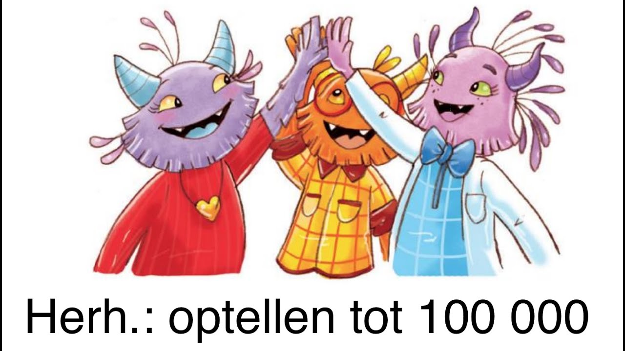 Herhaling optellen tot 100 000 - YouTube