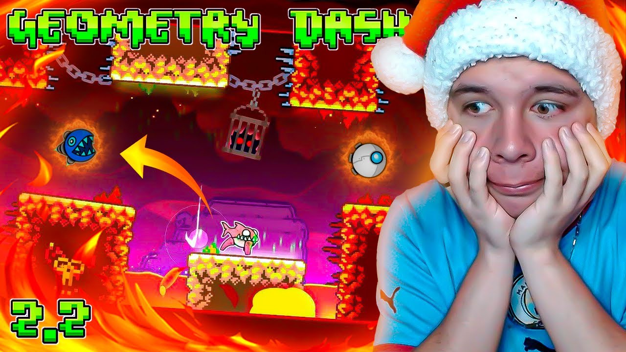 PRO PLAYER JUEGA GEOMETRY DASH 2.2 - YouTube