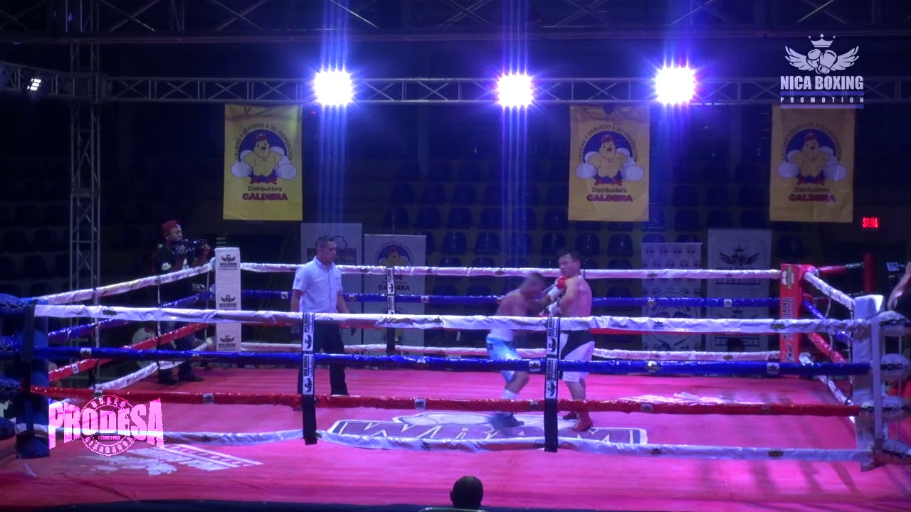 Byron Castellon VS Nelson Luna - Nica Boxing Promotions - YouTube