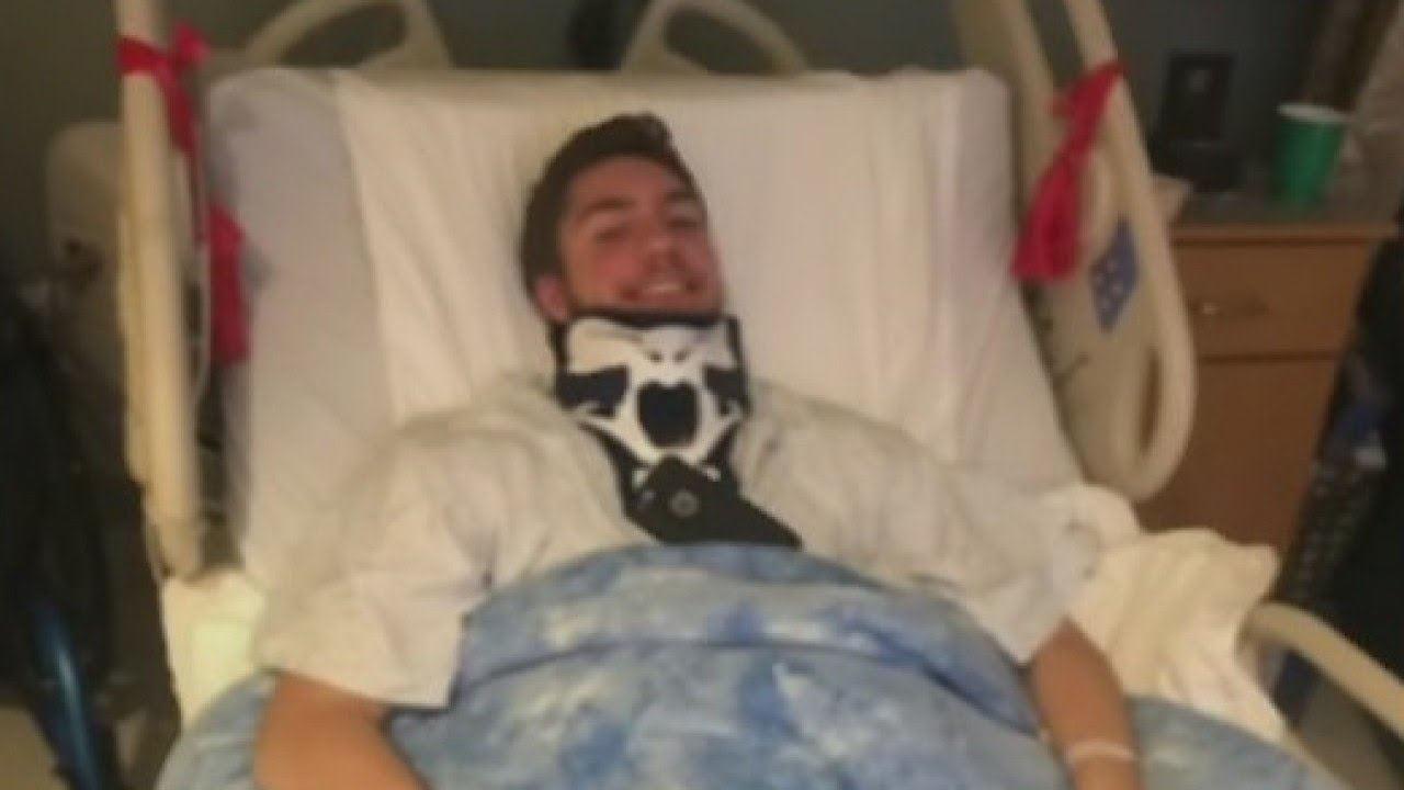 Paralyzed Teen Now Walking Again Months After Breaking Spine - YouTube