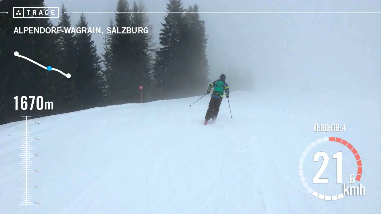 Trace: Skiing - Yvo Slagman at Alpendorf-Wagrain - YouTube