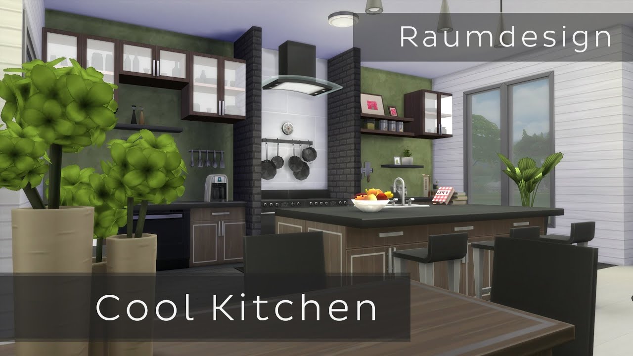 Die Sims 4 Raumdesign - Cool Kitchen - YouTube