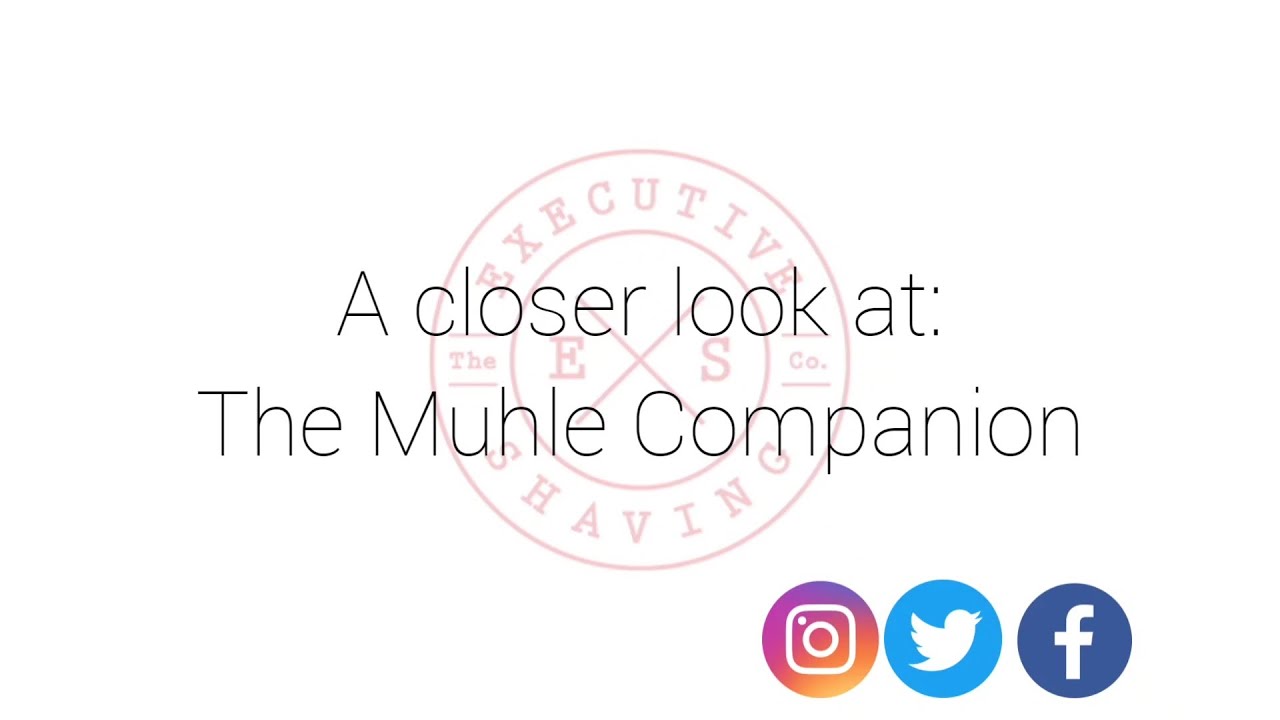 Muhle Companion - Unisex Safety Razor - Planet Friendly Double Edge ...