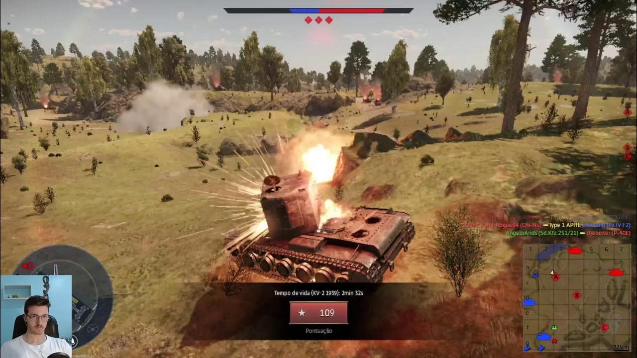 JOGANDO DE KV-1 - WAR THUNDER PT-BR - YouTube