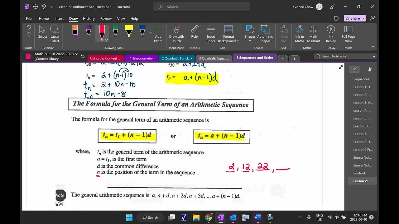 Arithmetic Sequences - YouTube
