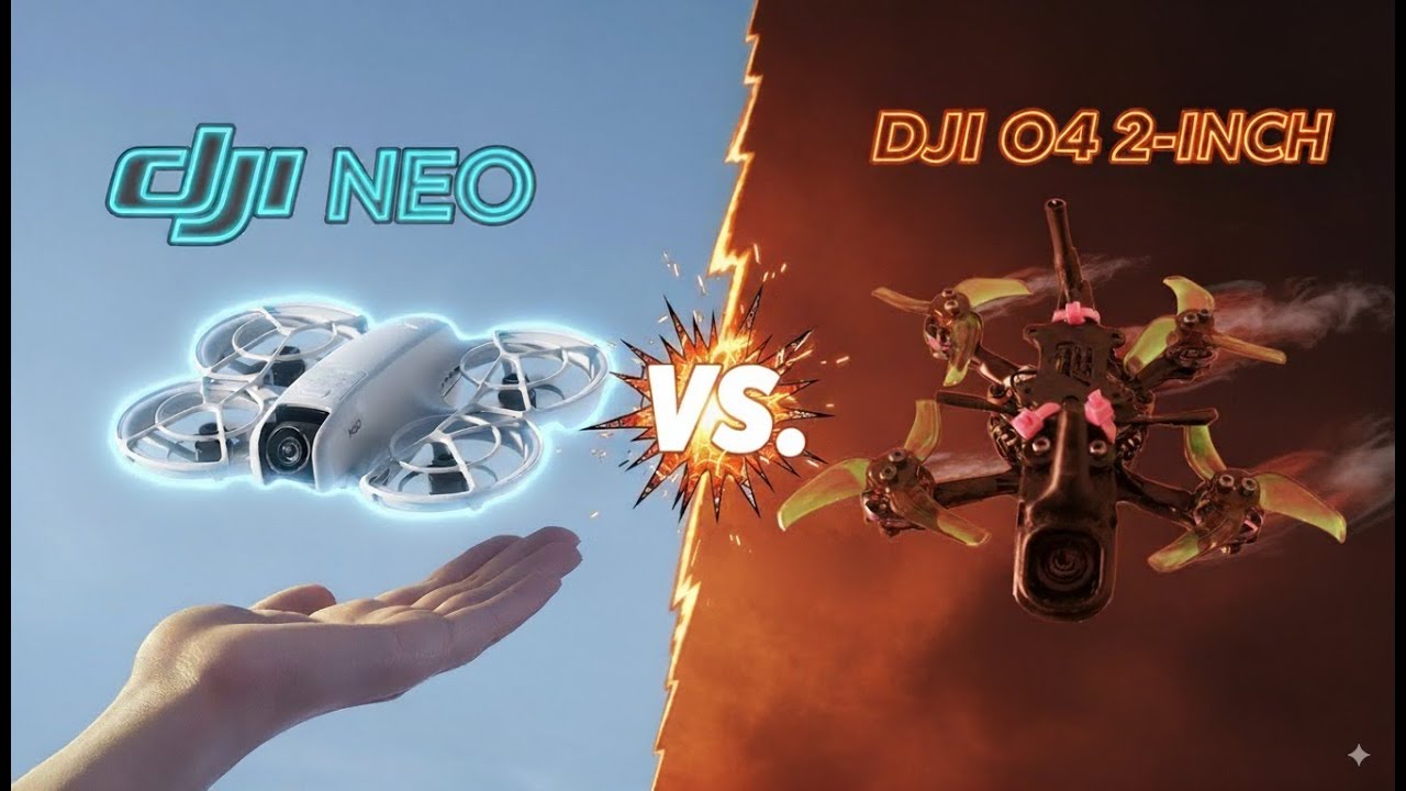 DJI Neo vs DJI O4 Custom Demon Freestyle (IT RAINED NO FLIGHTS)! - YouTube