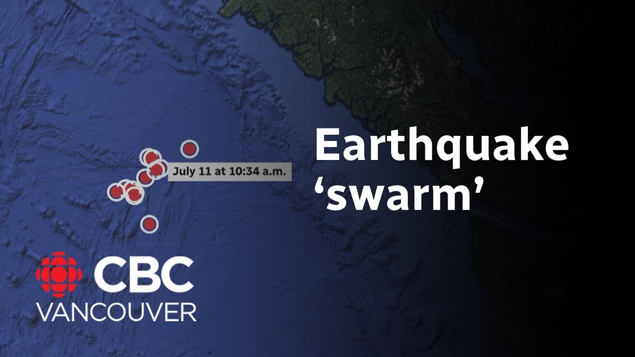 Earthquake 'swarm' recorded off B.C. coast - YouTube