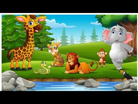 The animals introduction।। Kids cartoon।।Learning English।। The ...