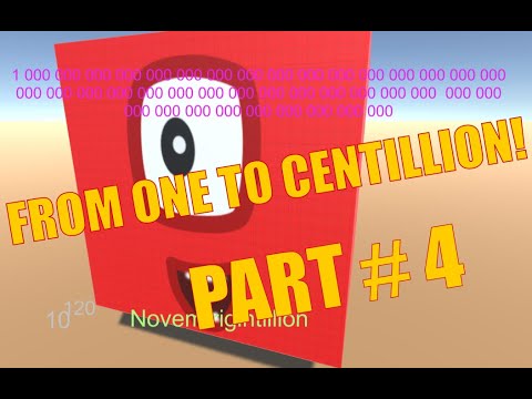 💥 NUMBERBLOCKS: FROM ONE TO CENTILLION! 💥 part #4 - YouTube