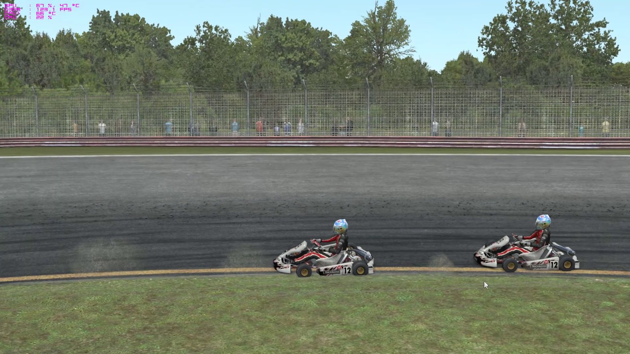 rfactor 2 karts - YouTube