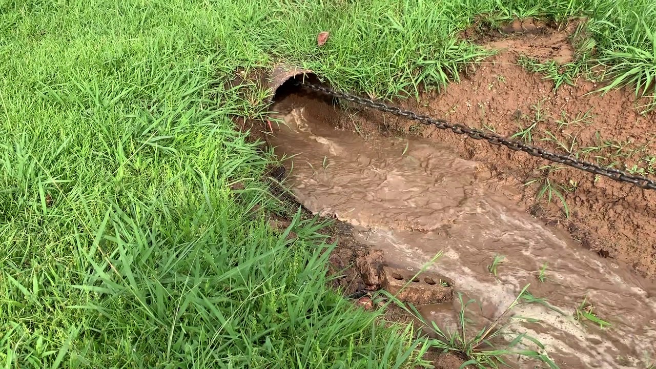 Testing Out the Culvert Cleaner we built, works GREAT!! OCD video ...