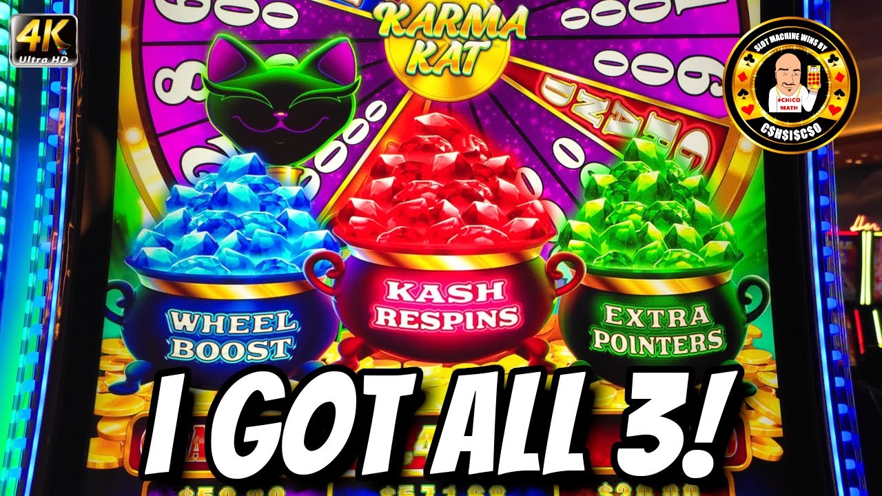 I Got All 3! 43 Spins on Karma Kat Slot Machine - YouTube