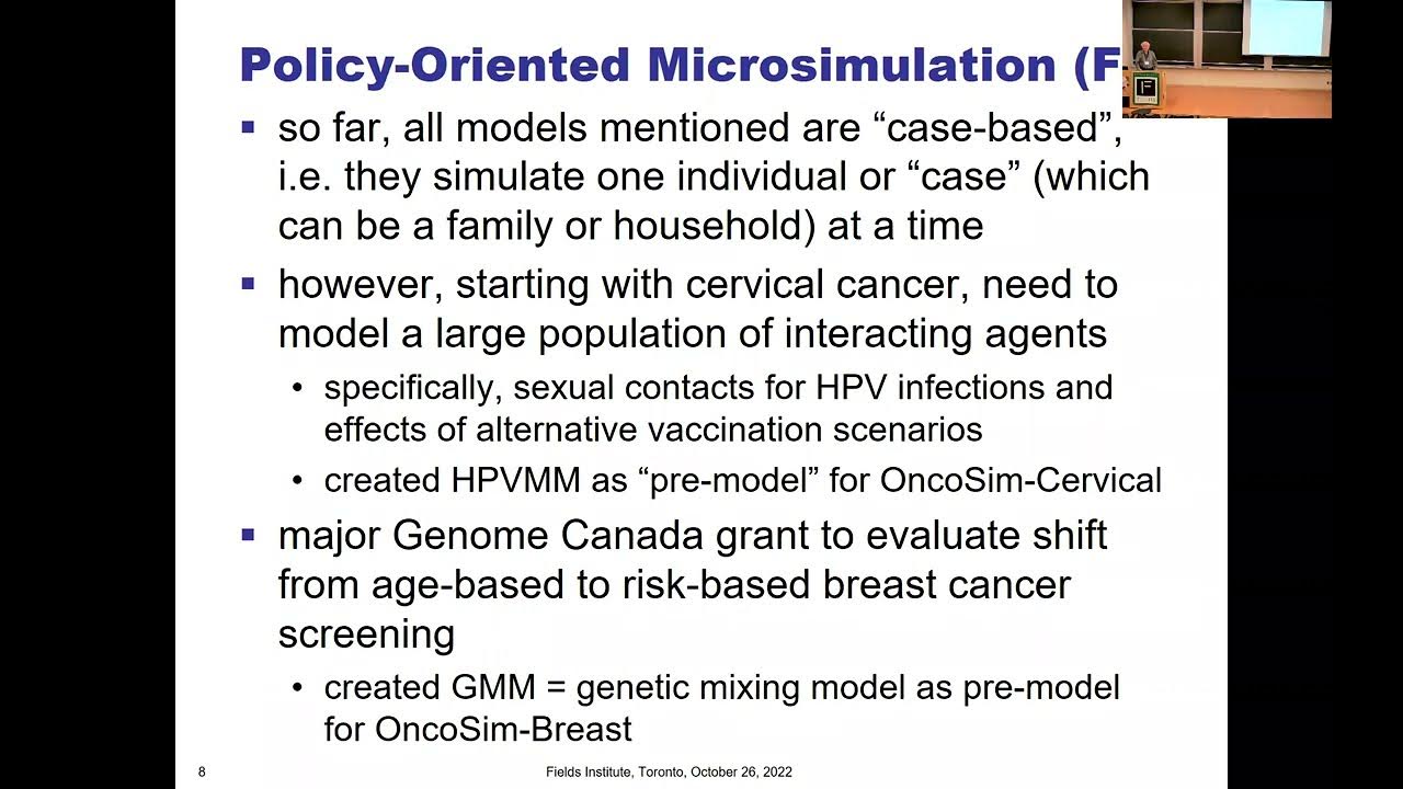Microsimulation and Agent-Based Models, and Infectious Disease - YouTube