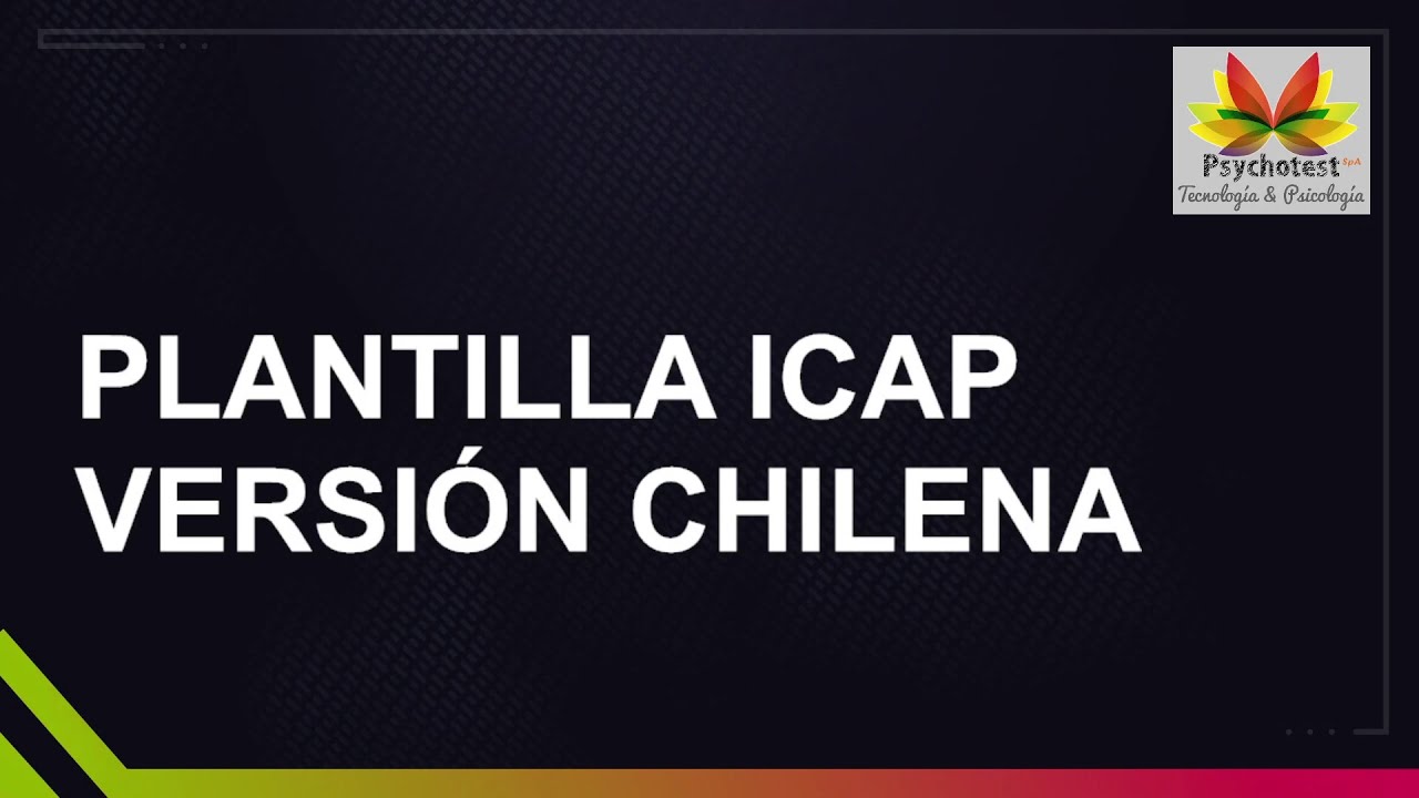 PLANTILLA AUTOMATIZADA ICAP VERSIÓN CHILENA - YouTube