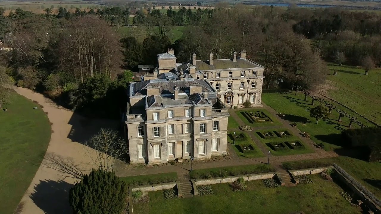 Normanby Hall Country Park, Ariel footage - YouTube