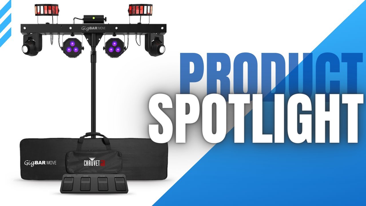 Product Spotlight: Chauvet DJ GigBar Move All in One Stage Light System ...