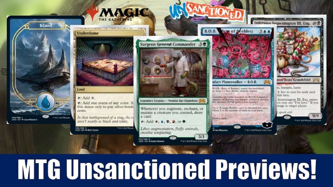 MTG Unsanctioned Preview and New WPN Promo Card - YouTube