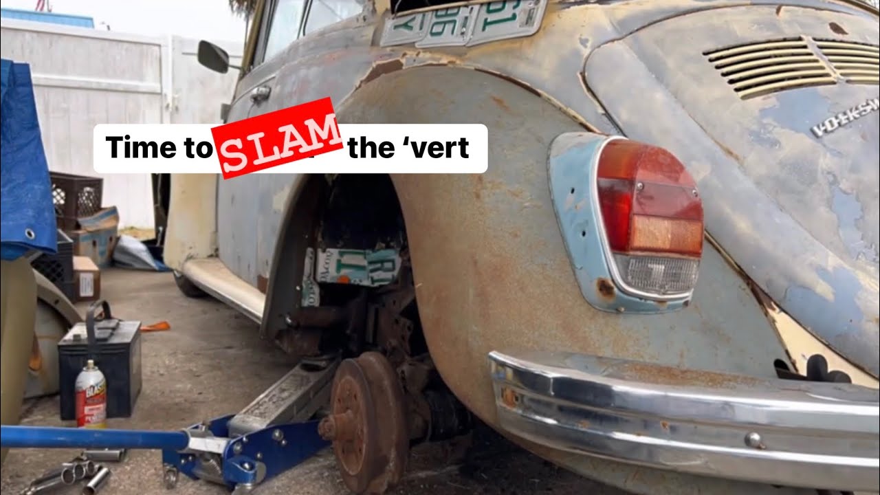 Lowering the ‘70 VW ‘Vert - 3 Outer Splines & Narrowed Adjustable Beam ...