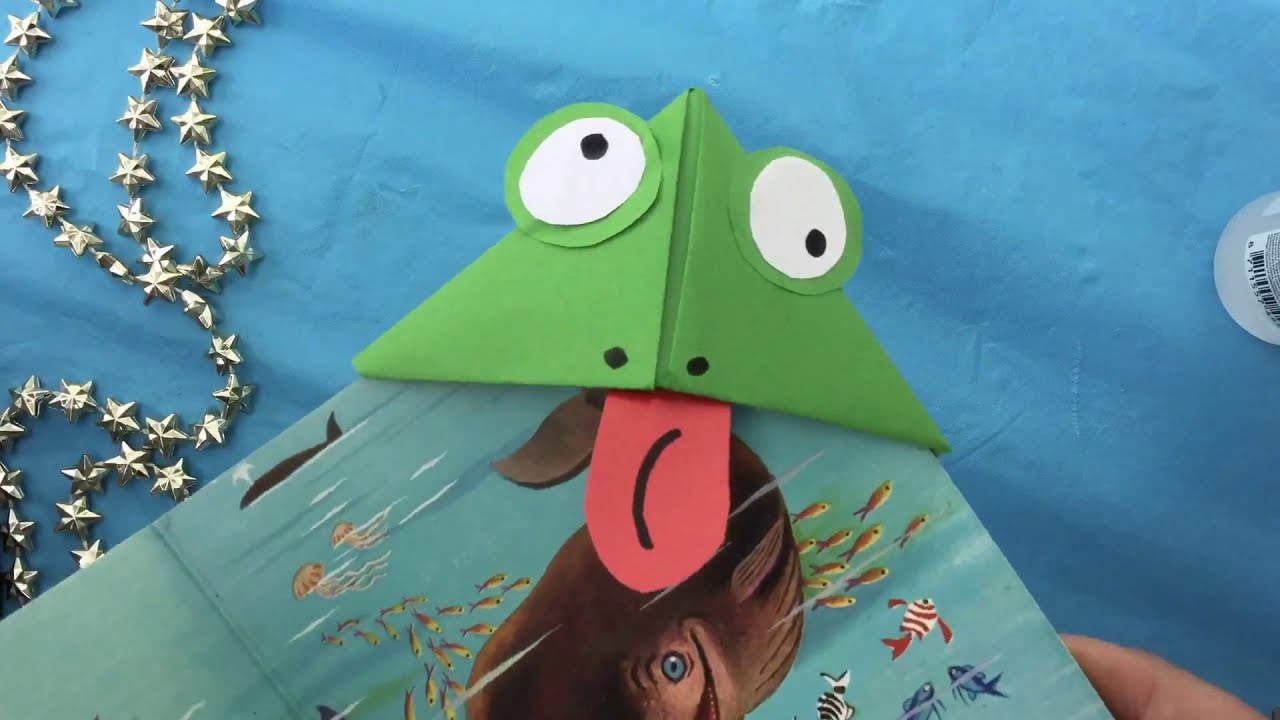 📗 Zakładka: żaba ♥ Łatwe Origami ♥ DIY z papieru ♥ - YouTube