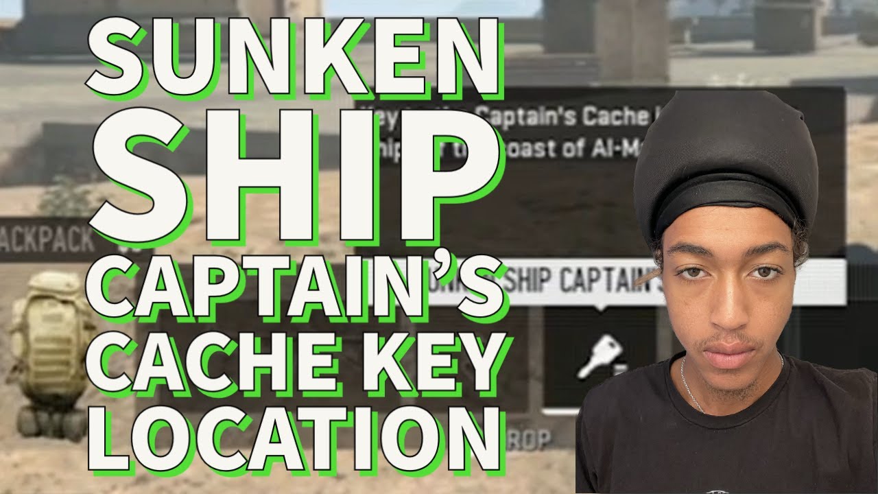 Sunken Ship Captain's Cache Key Location - YouTube