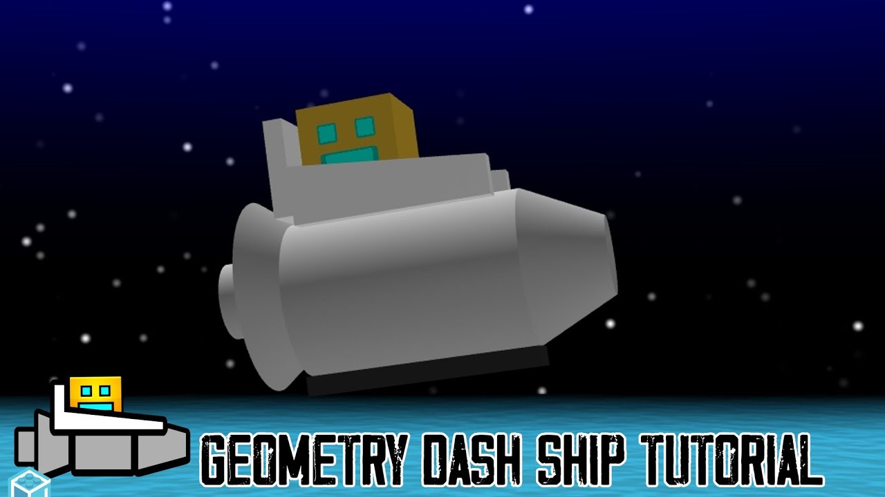 Geometry Dash Ship Tutorial Draw Bricks Youtube