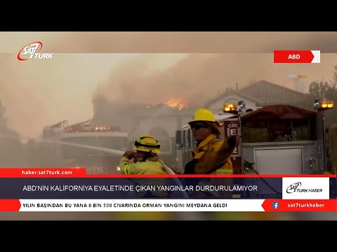ABD’nin Kaliforniya Eyaletinde Çıkan Yangınlar Durdurulamıyor | 30.10.2020