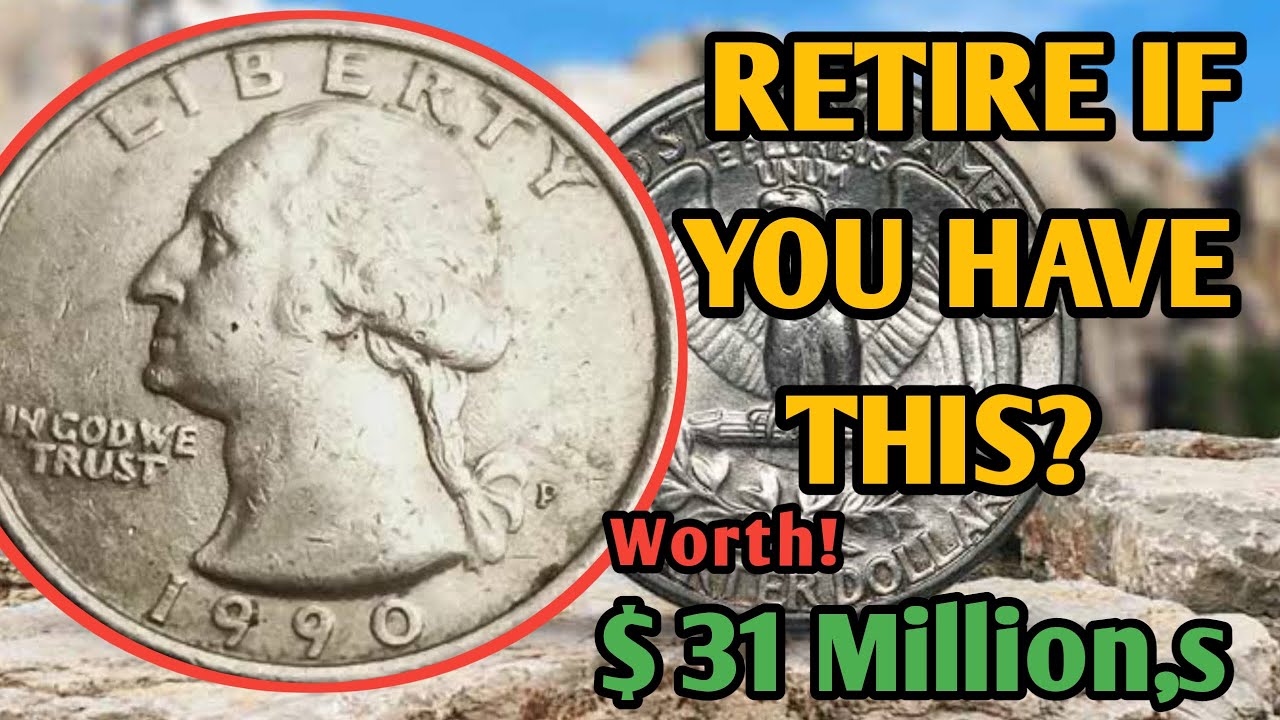 1990-P Washington Quarter History Value and Rare Coin Features! - YouTube
