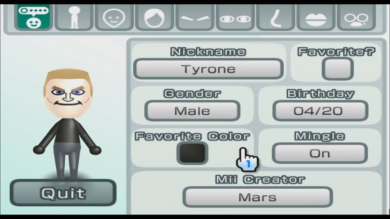 Tyrone - Wii Sports - Mii 1032 - YouTube