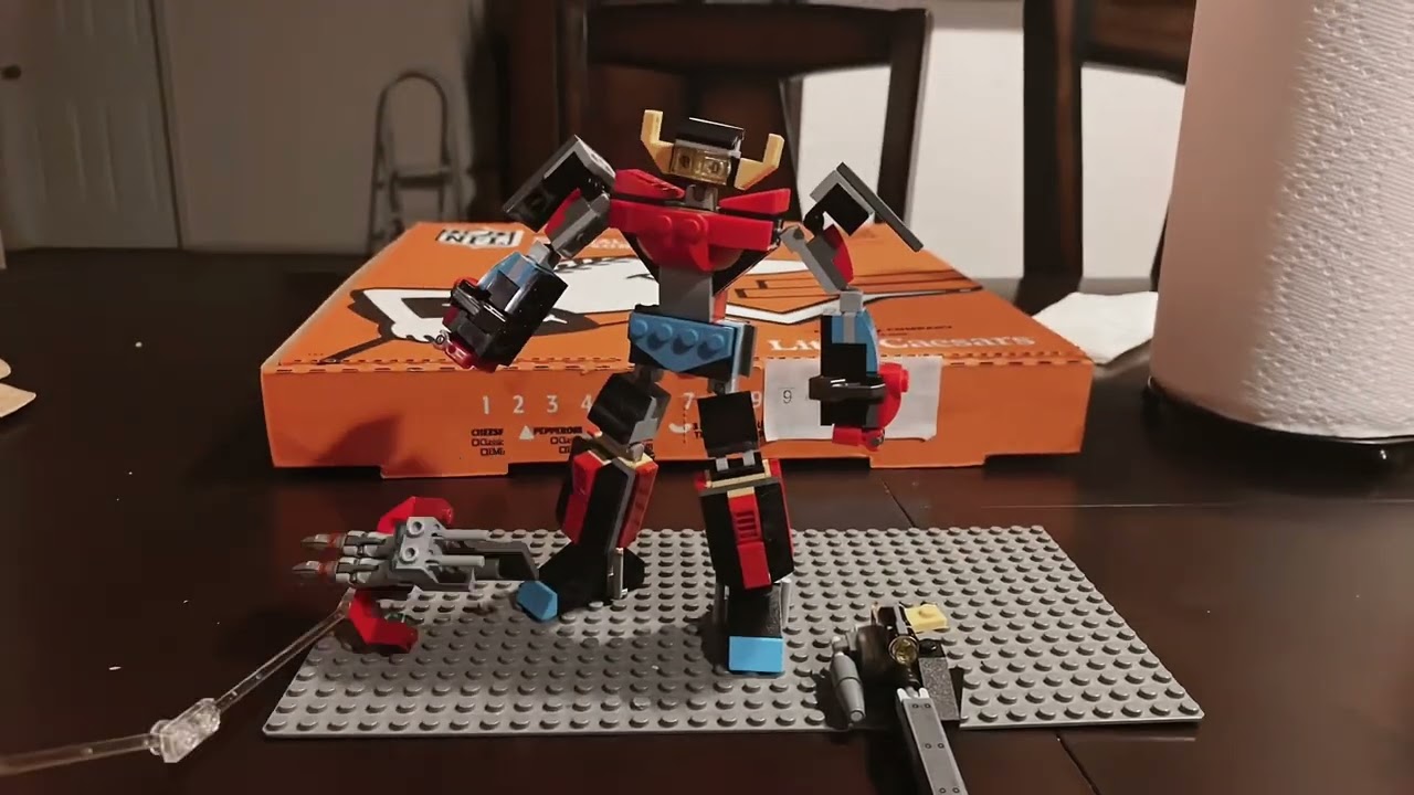 LEGO robot (stop motion) - YouTube