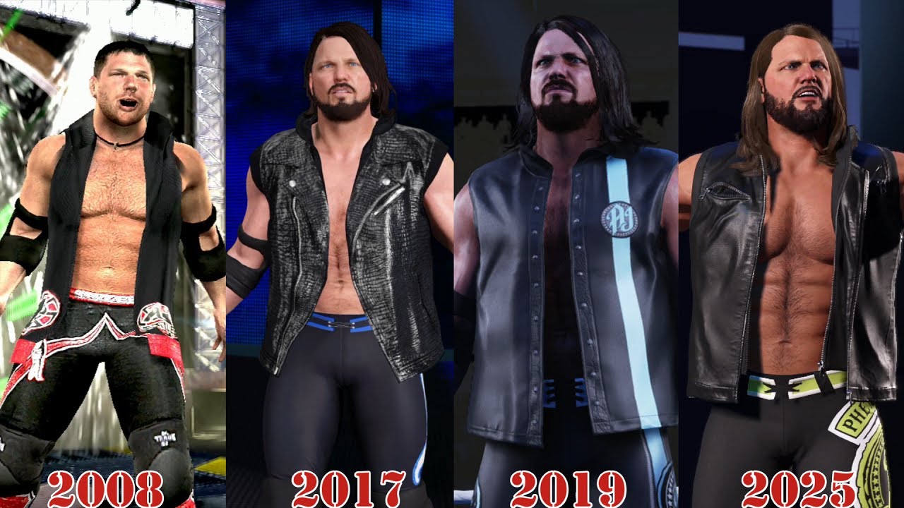 AJ Styles: Video Game Entrances | 2008 - 2025 - YouTube