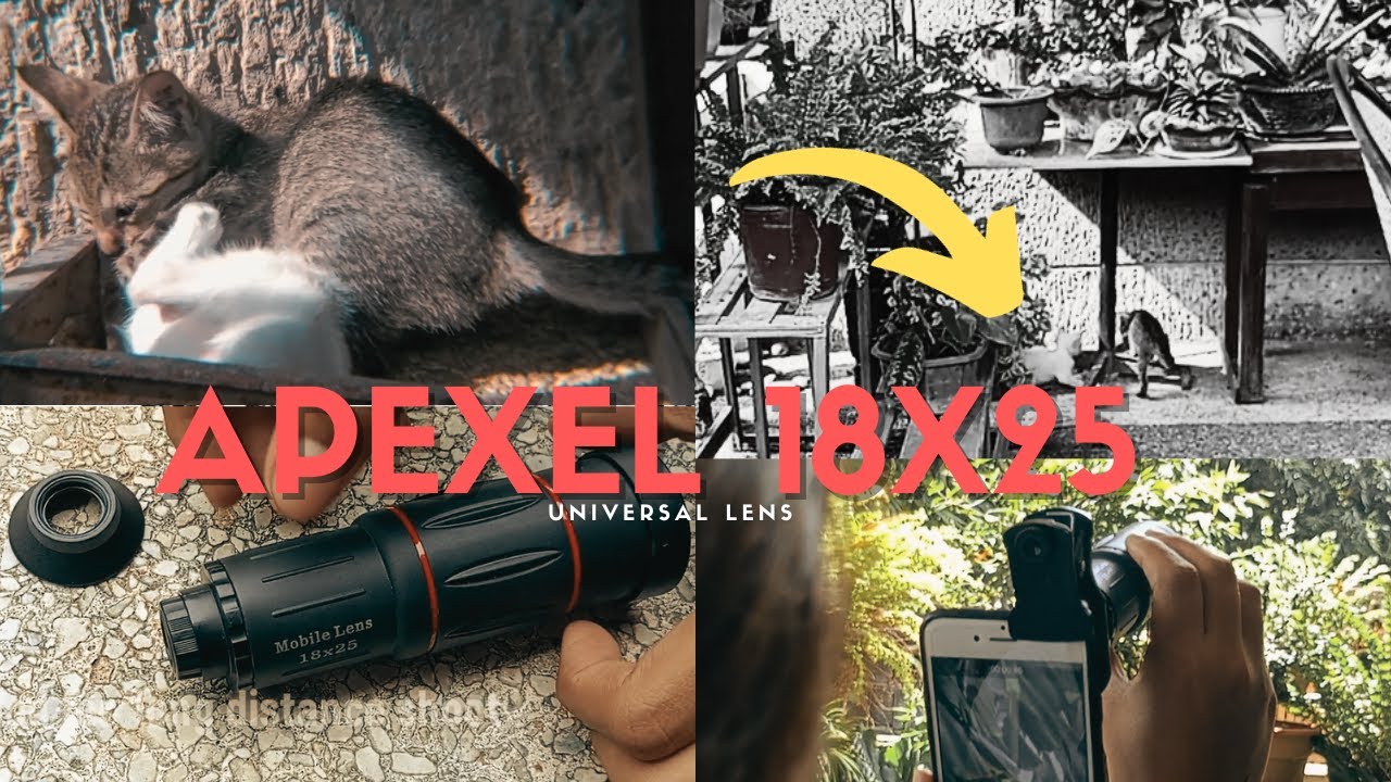 Apexel 18x25 Universal Zoom Lens - YouTube