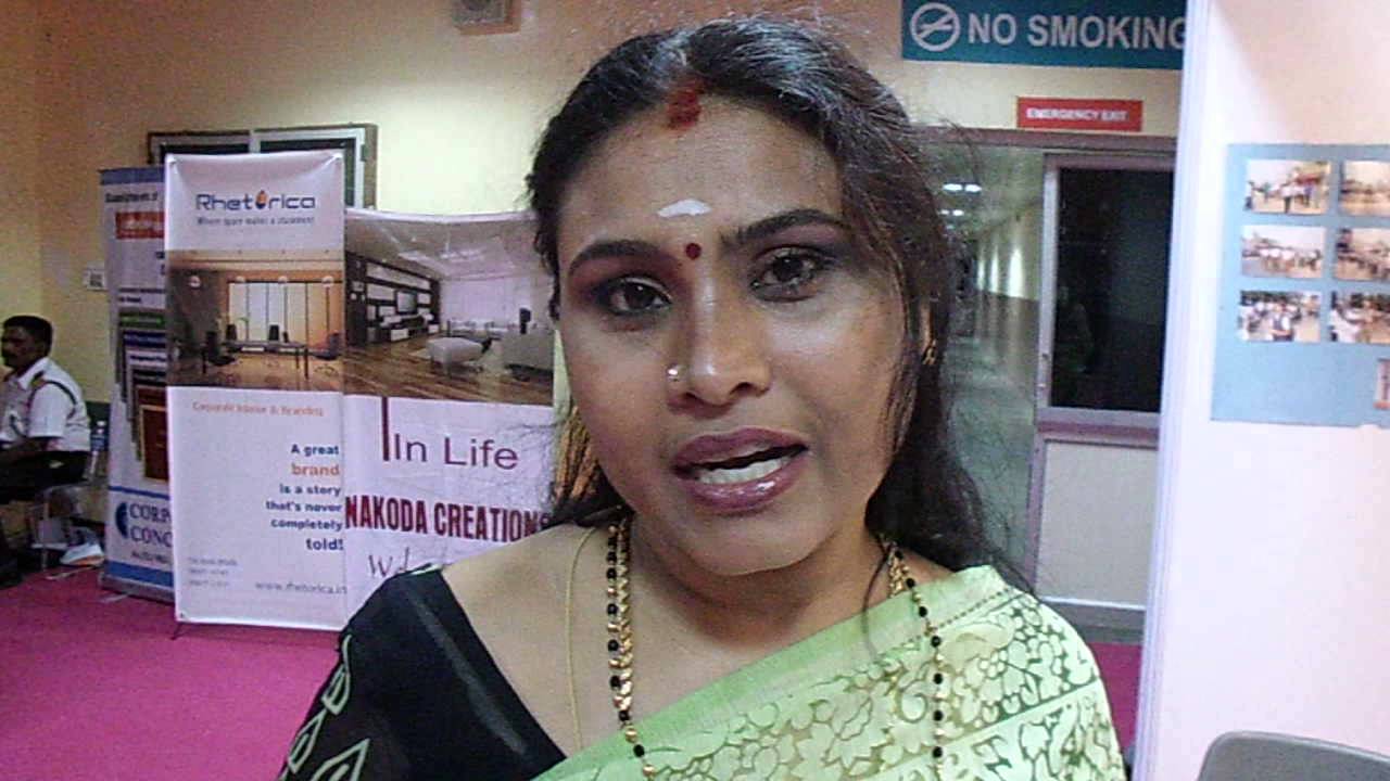 Actress Gowthami- speech about mobile phone driving at trade centre ...